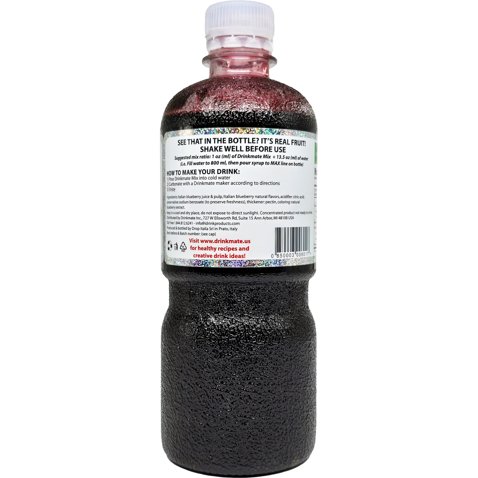 Blueberry Premium Italian Syrup – Drinkmate USA