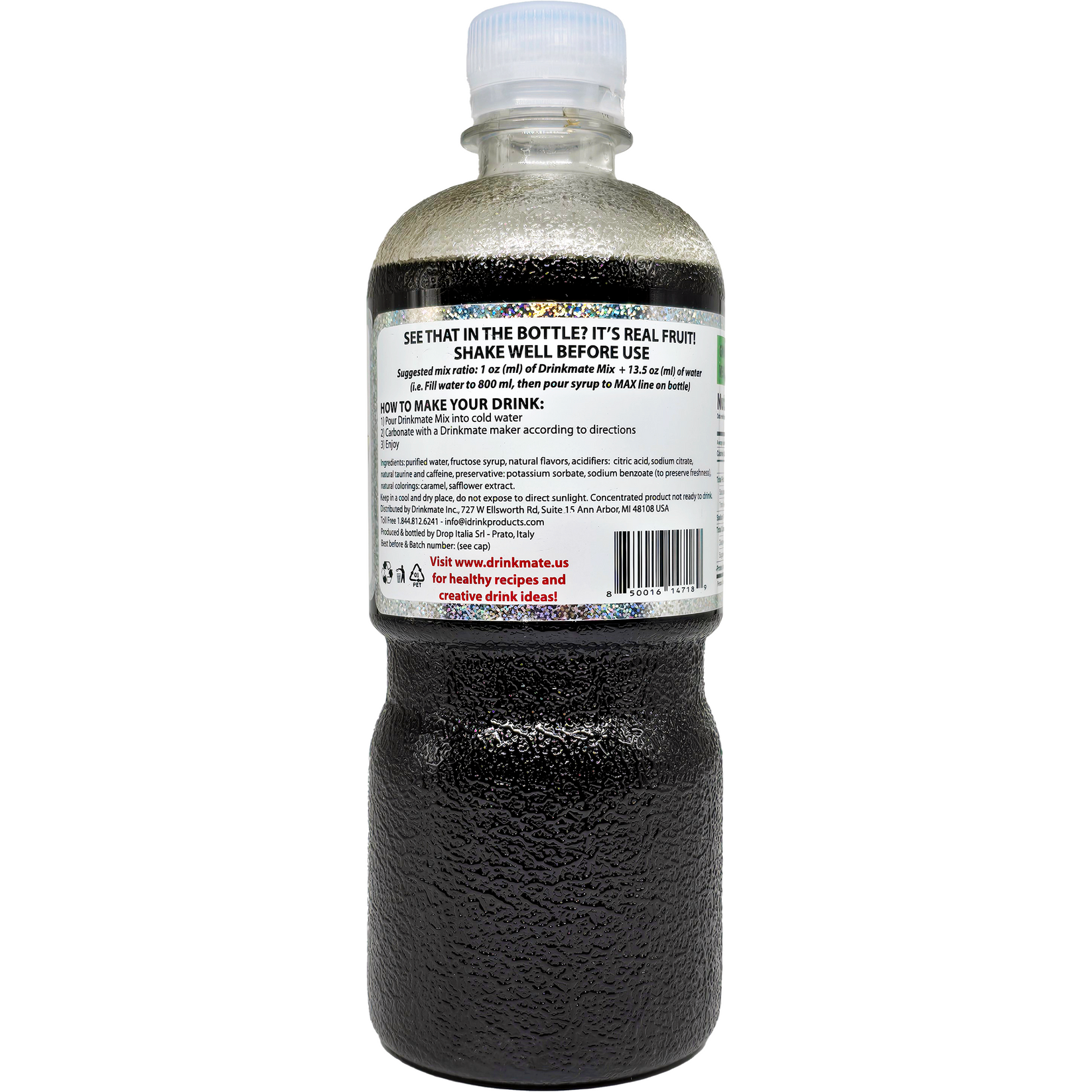 Energy Drink Premium Italian Syrup – Drinkmate USA