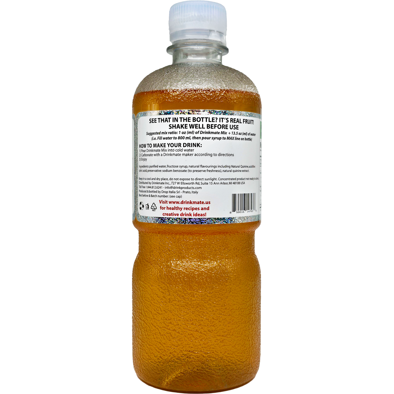 Tonic Water Premium Italian Syrup – Drinkmate USA