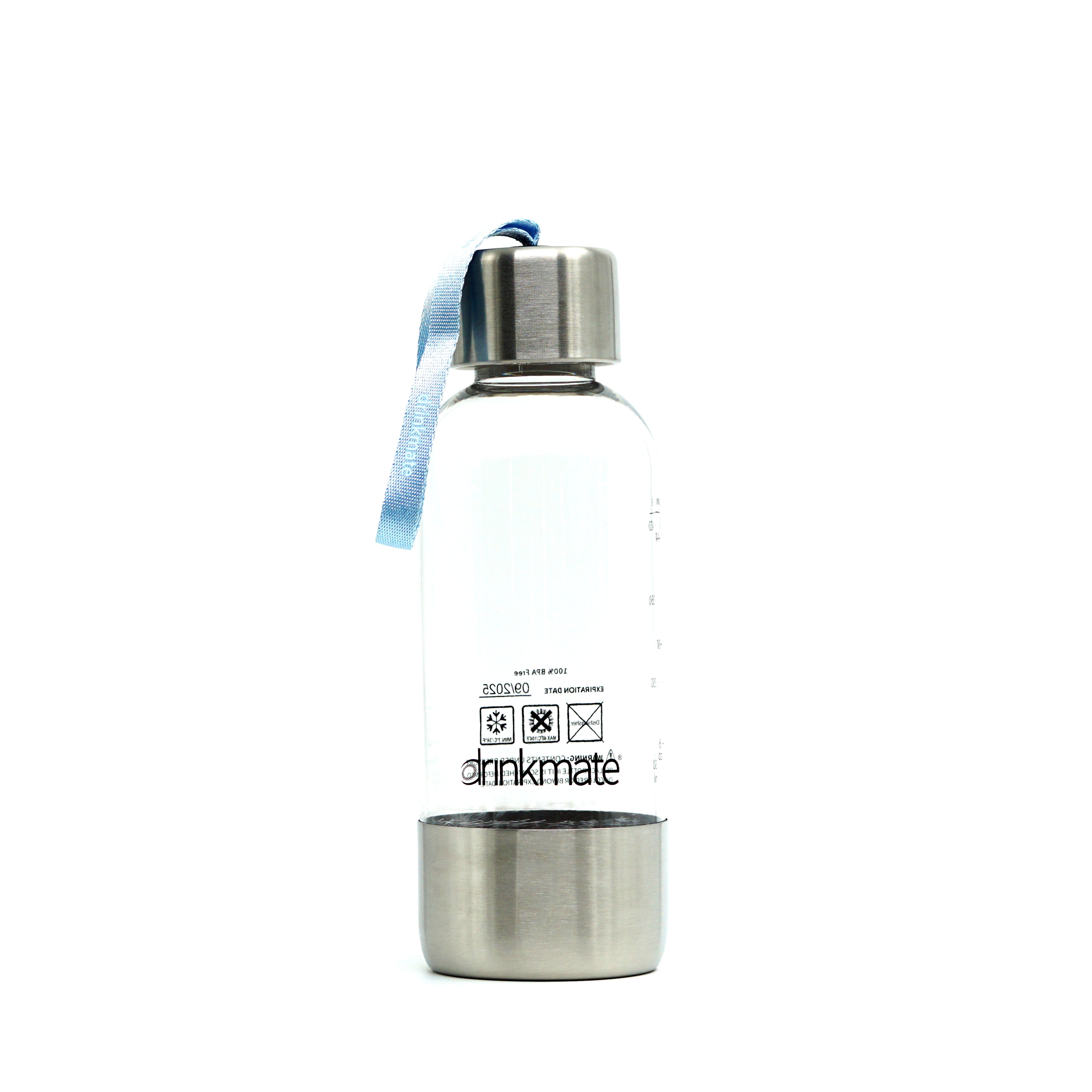 0.5L Bottle - Stainless Steel Base & Cap – Drinkmate USA