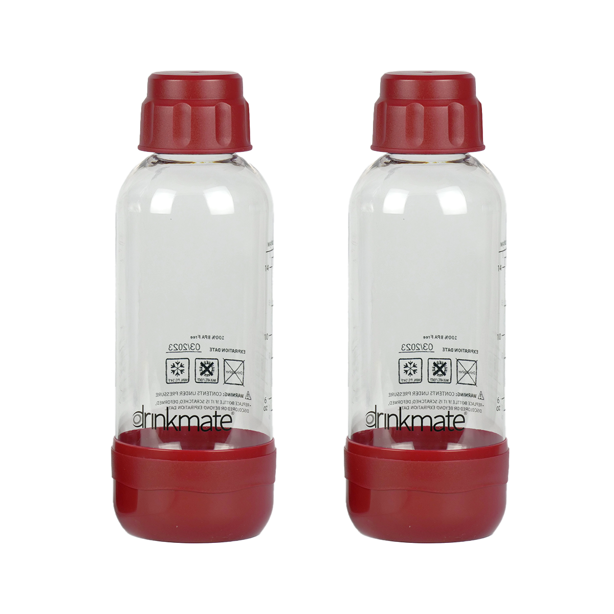 Drinkmate 0.5 Liter Bottles - 2 Pack | Carbonating Bottles | Soda Maker ...