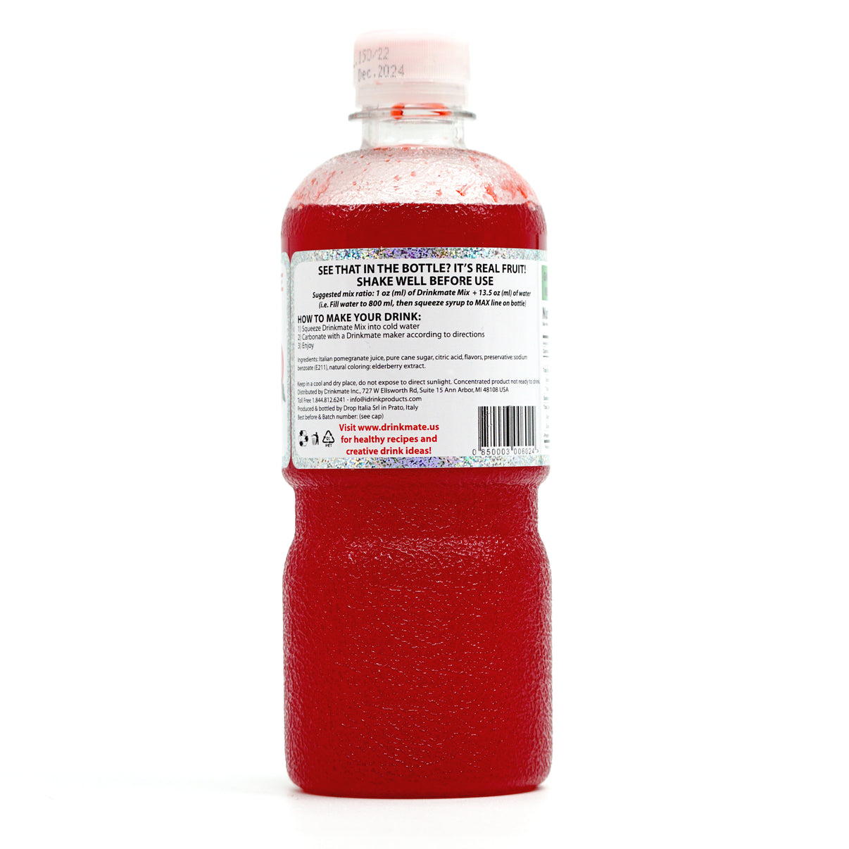 Pomegranate Premium Italian Syrup – Drinkmate USA